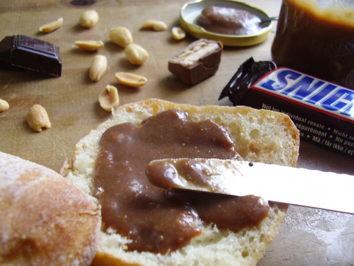 Pâte à tartiner au snickers - Toque de Choc