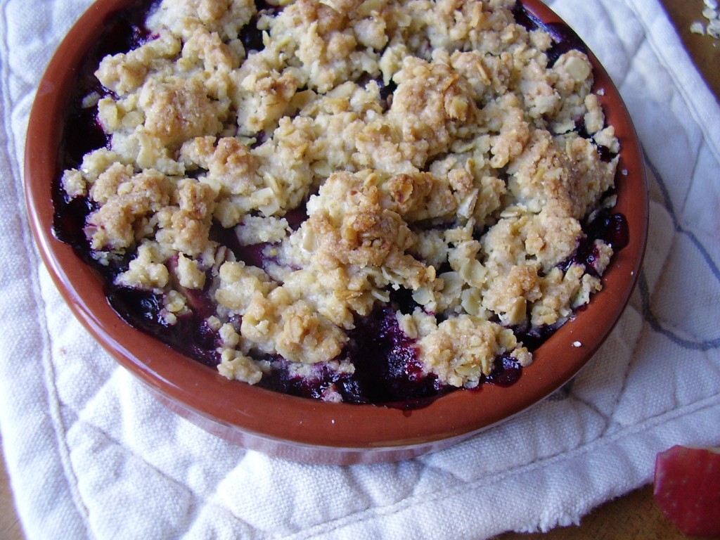 Crumble pomme-cassis - Toque de Choc