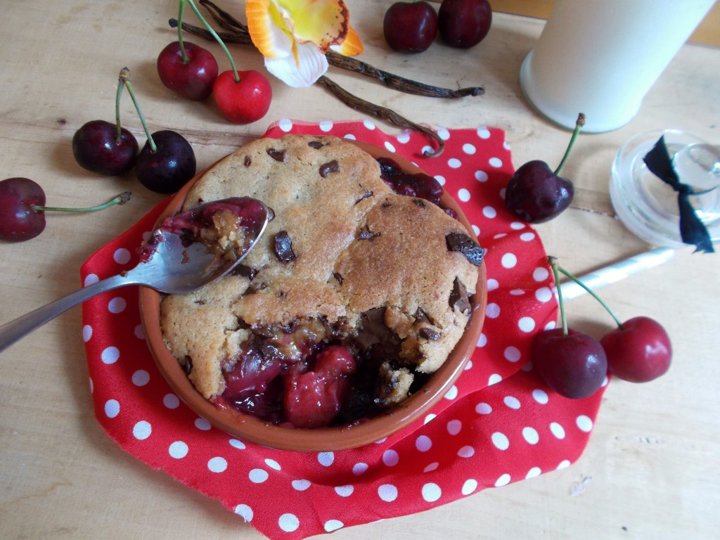 Cobbler cookie aux fruits rouges - Toque de Choc