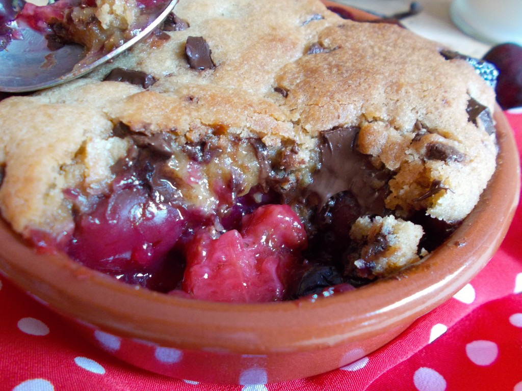 Cobbler cookie aux fruits rouges - Toque de Choc