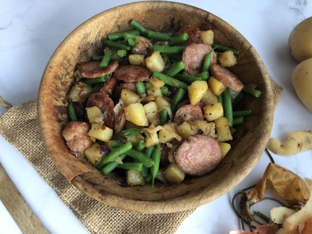 Pôlée montagnarde : pomme de terre et saucisse de Morteau - Toque de Choc